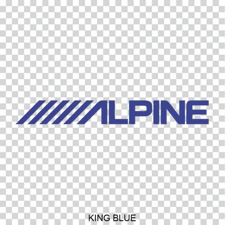 Alpine Audio Logo Vinyl Decal Sticker - NiceDecal