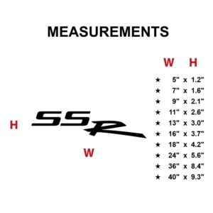 Chevy Ssr Vinyl Decal Sticker - NiceDecal