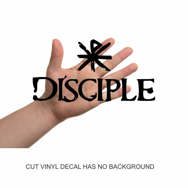Disciple Flag Locker Window Band Logo Vinyl Decal Sticker – NiceDecal