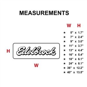 Edelbrock Logo Decal Sticker - NiceDecal