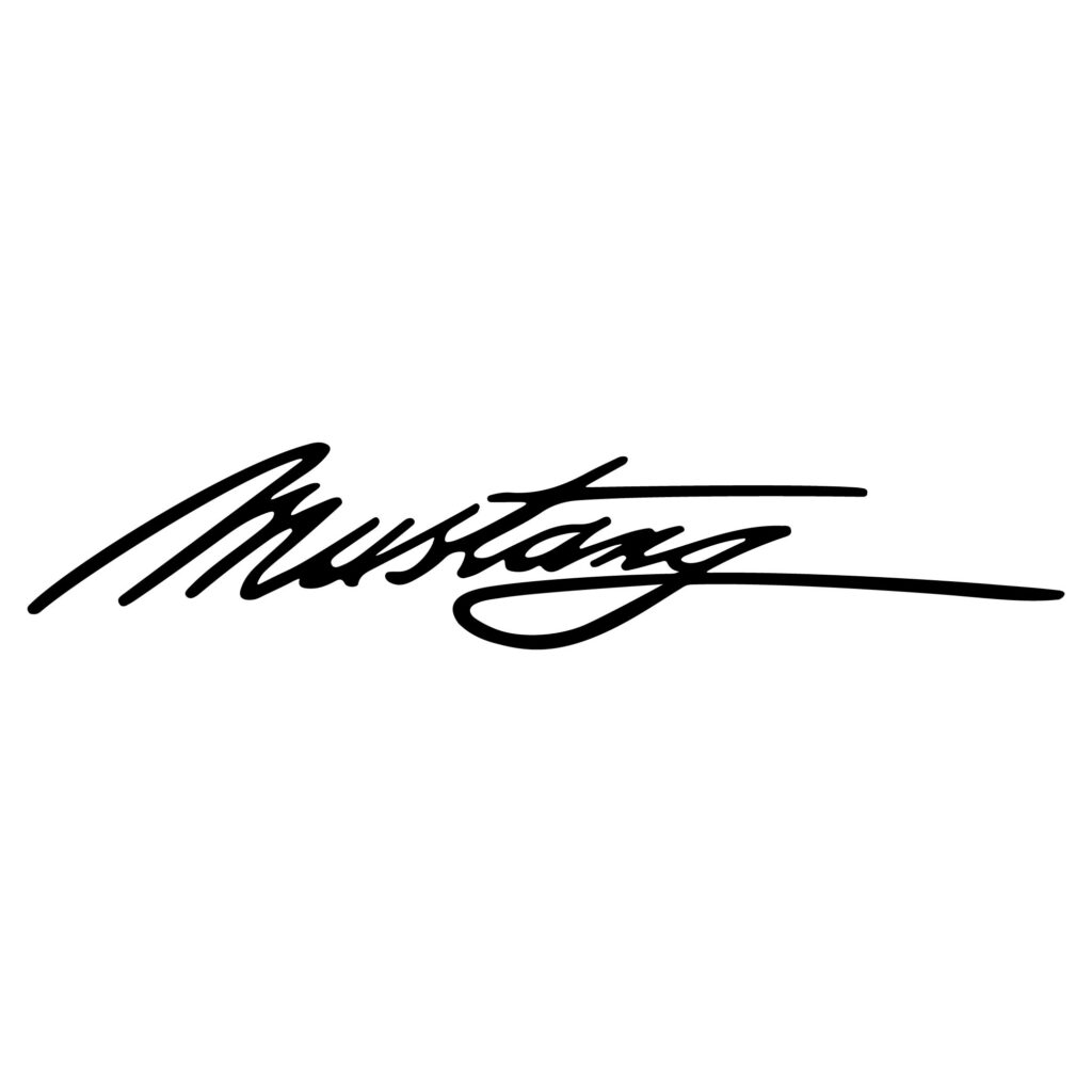 Ford Mustang Signature Vinyl Decal Sticker - NiceDecal