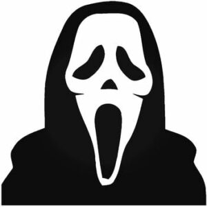 Ghostface Scream Vinyl Decal Sticker – NiceDecal