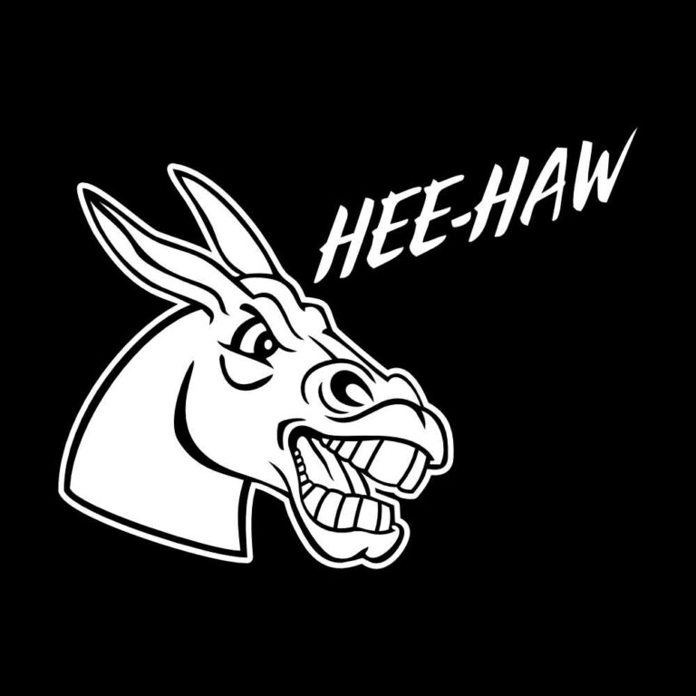 Hee-Haw Mule Vinyl Decal Sticker - NiceDecal