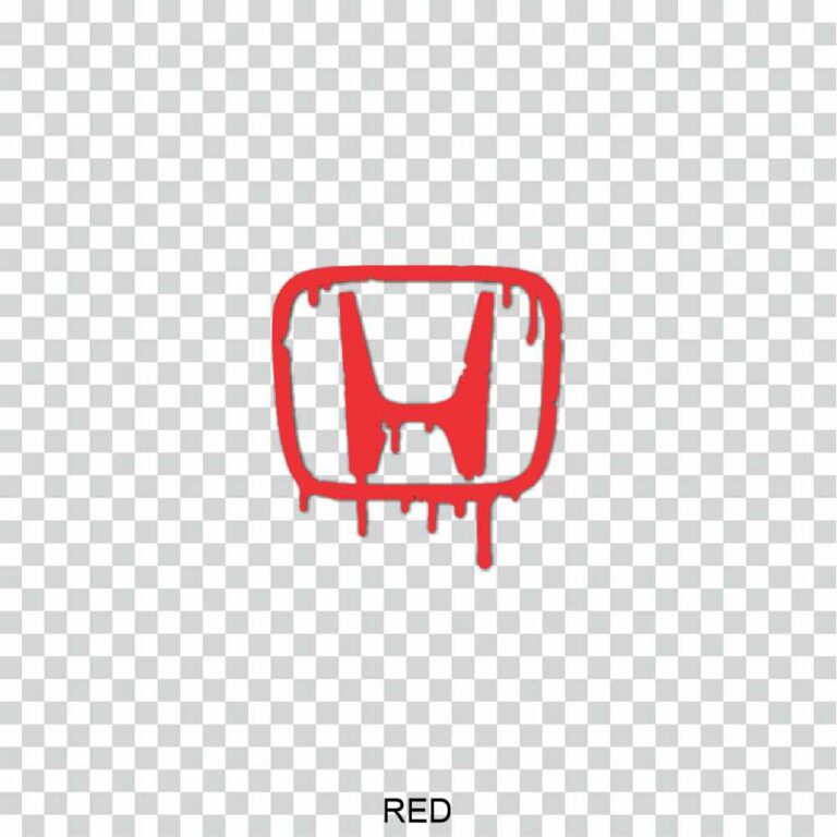 Honda Bleeding Logo JDM Car Window Decal Stickers - NiceDecal