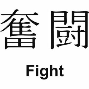 Japanese Kanji s Kanji Symbol For Fight Vinyl Decal Sticker - NiceDecal