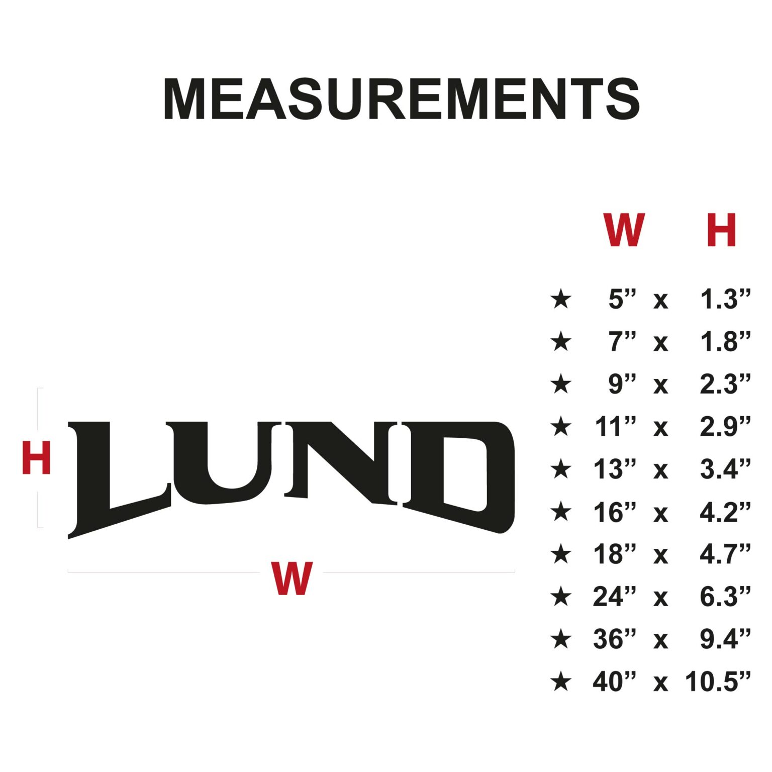 Lund Boats Logo Vinyl Decal Sticker – NiceDecal