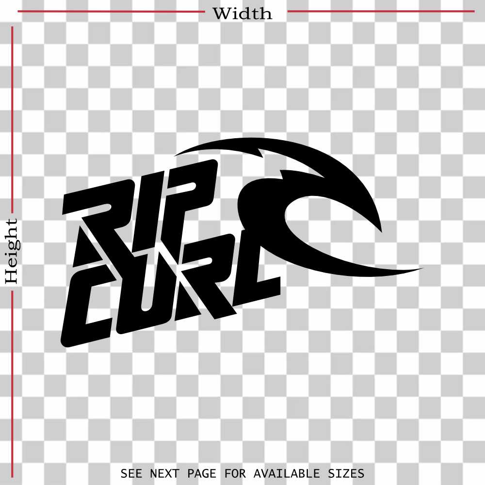 Rip Curl Logo Sticker