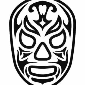 Santo Fuego Lucha Libre Vinyl Decal Sticker - NiceDecal