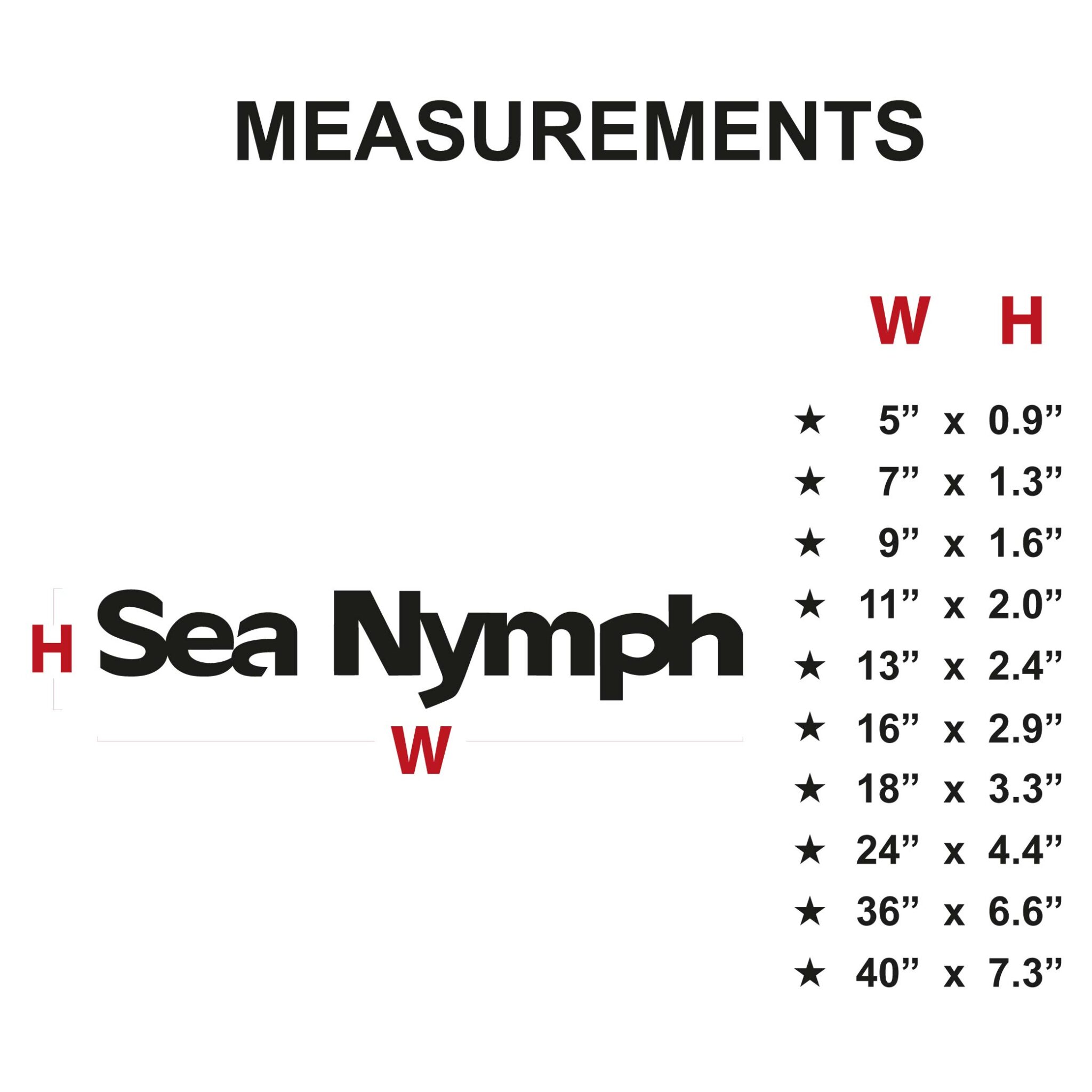 Sea Nymph Boat Kit Vinyl Decal Sticker - NiceDecal