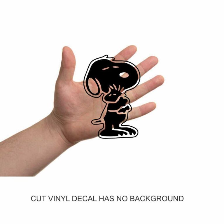 Snoopy and Woodstock Window Decal Sticker - NiceDecal