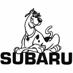 Subaru Scooby Doo Vinyl Decal Sticker - NiceDecal
