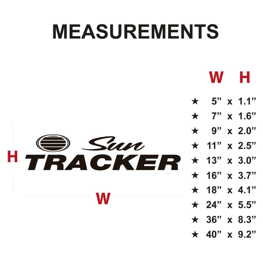 Sun Tracker 41 Long Boat Vinyl Decal Sticker - NiceDecal