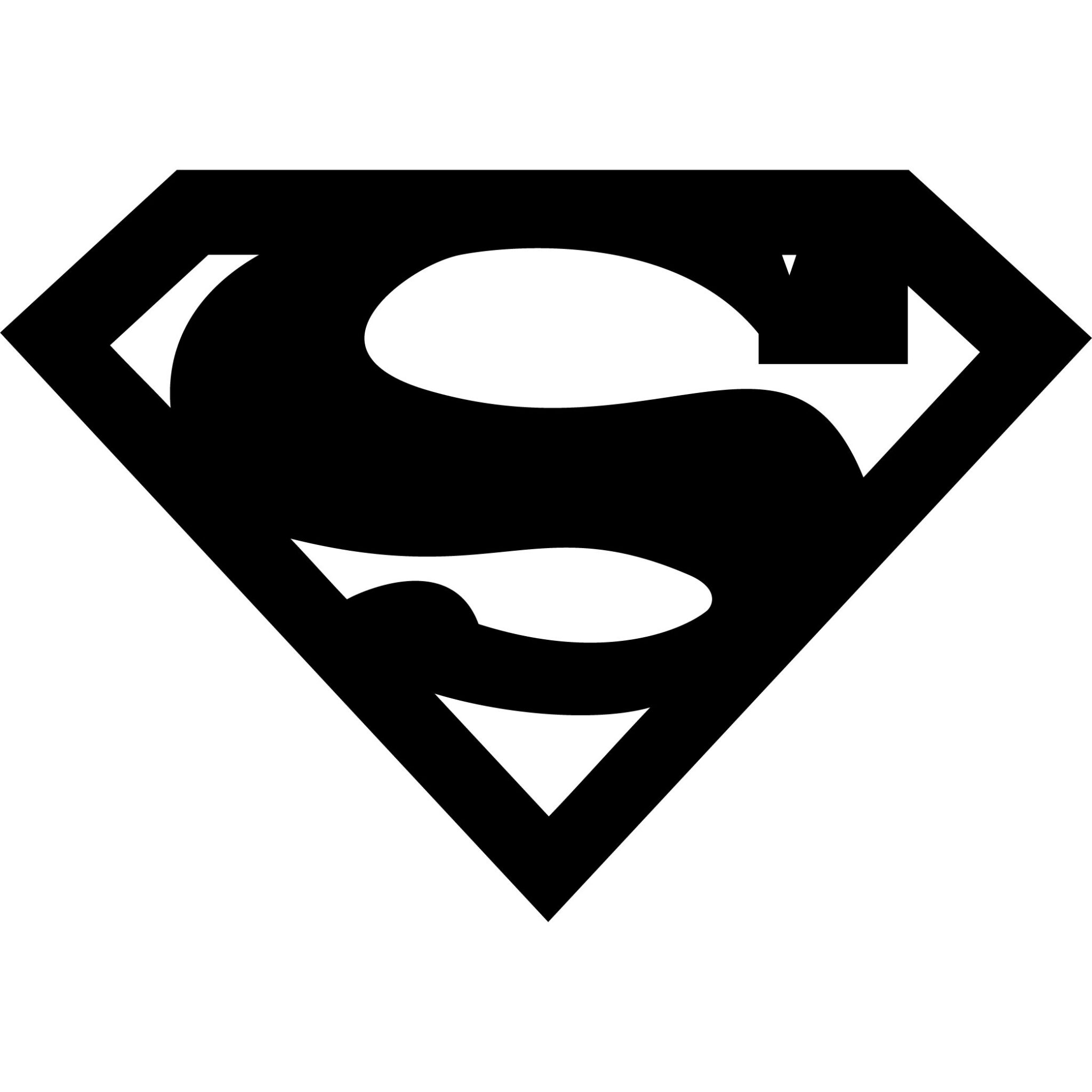 Superman Logo Superman Silhouette Vinyl Decal Sticker - NiceDecal