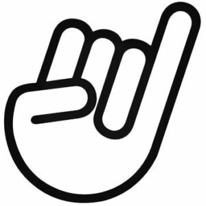 The Shocker Little Finger Jdm Vinyl Decal Sticker - NiceDecal