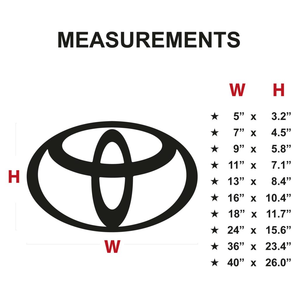 Toyota Logo Decal Sticker - NiceDecal