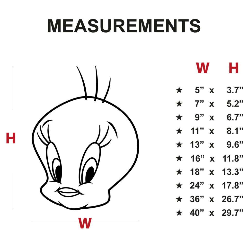 Tweety Bird Vinyl Decal Sticker – NiceDecal