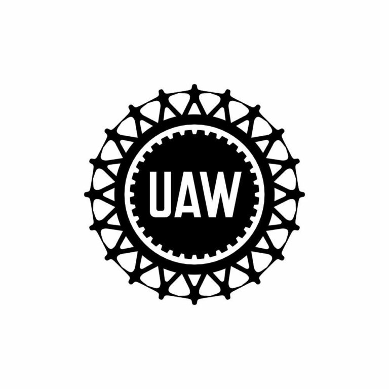 United Auto Workers UAW Logo Window Decal Sticker - NiceDecal