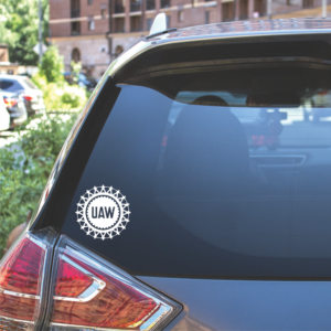 United Auto Workers UAW Logo Window Decal Sticker - NiceDecal