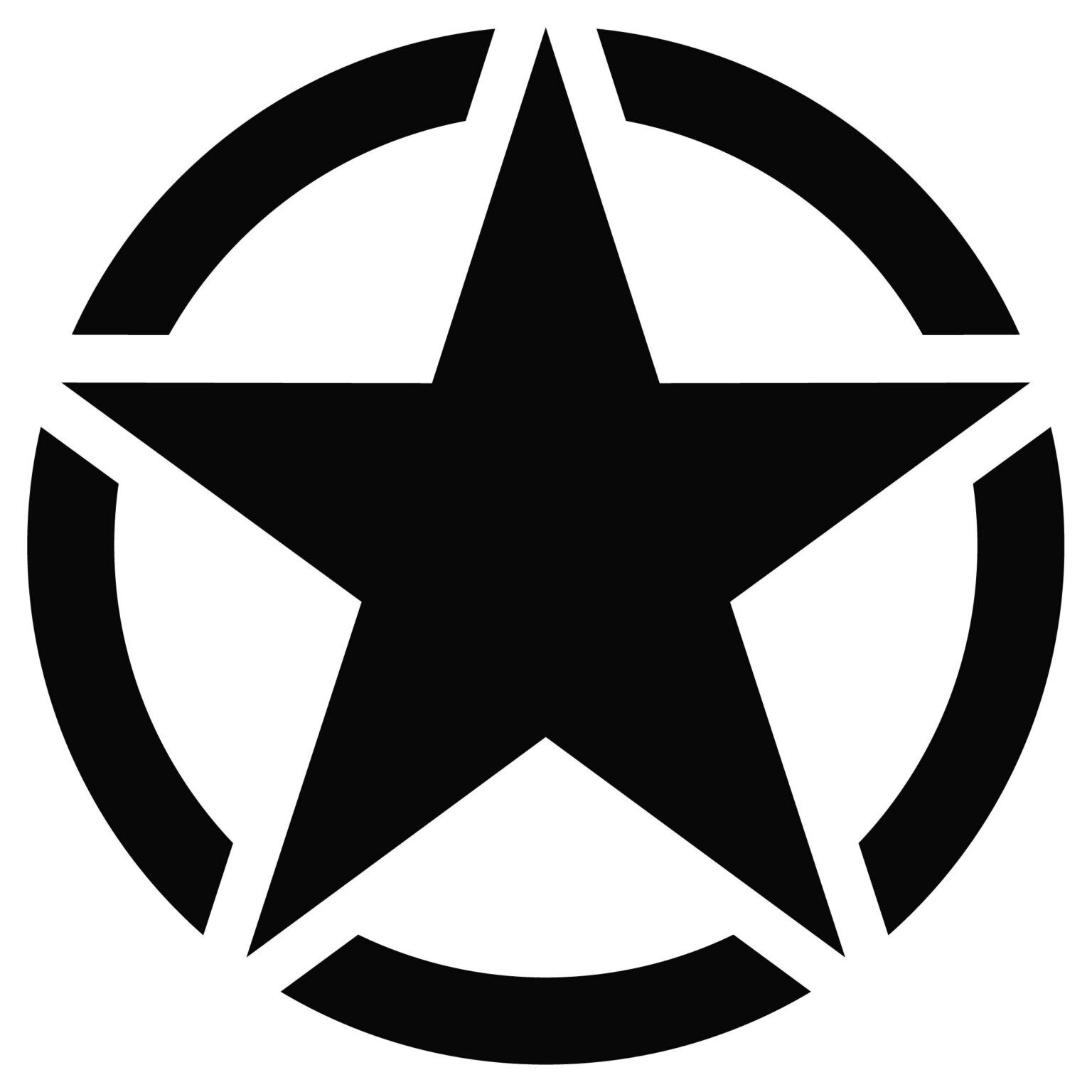 Us Army Military Star Ww2 Vinyl Decal Sticker - NiceDecal