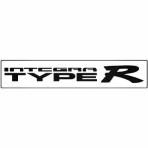 Windshield Banner Integra Type R Windshield Banner Vinyl Decal Sticker ...