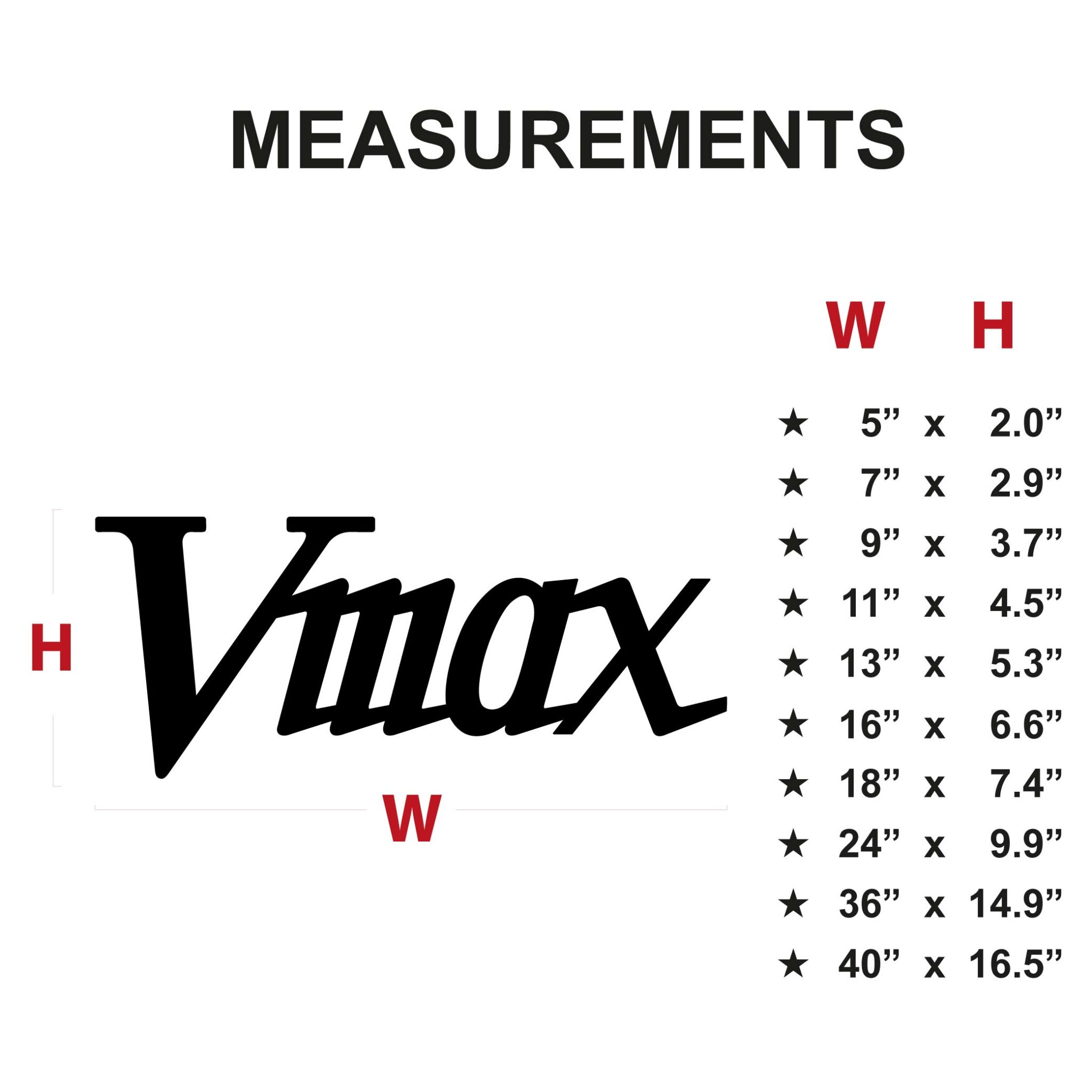 Yamaha Vmax 1 Vinyl Decal Sticker – NiceDecal