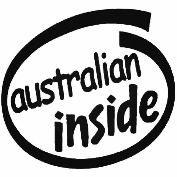 Australian Inside Decal Sticker - NiceDecal