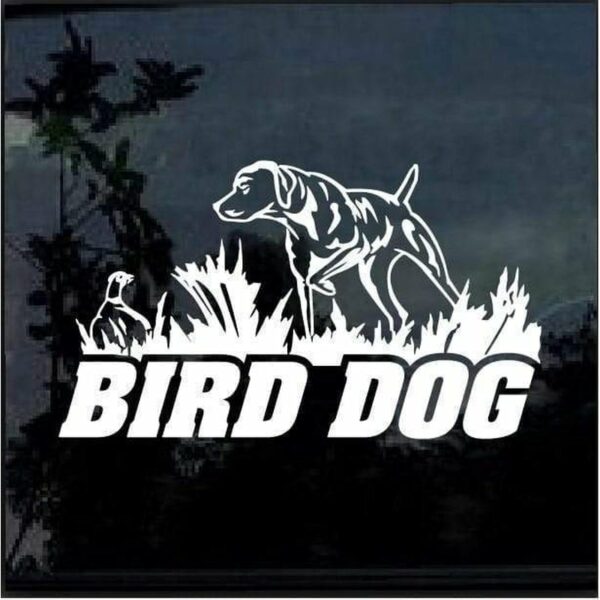 Bird Dog Duck Hunting Window Decal Sticker - NiceDecal