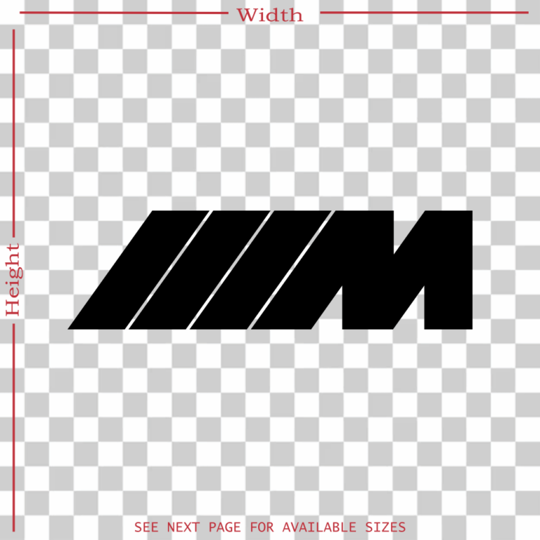 Bmw M Logo Decal Sticker - NiceDecal