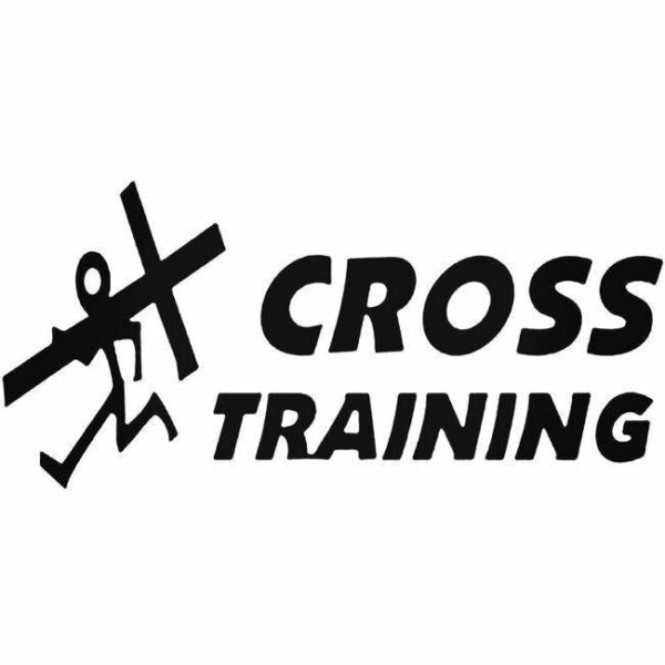 Christian Cross Training Decal Sticker - NiceDecal