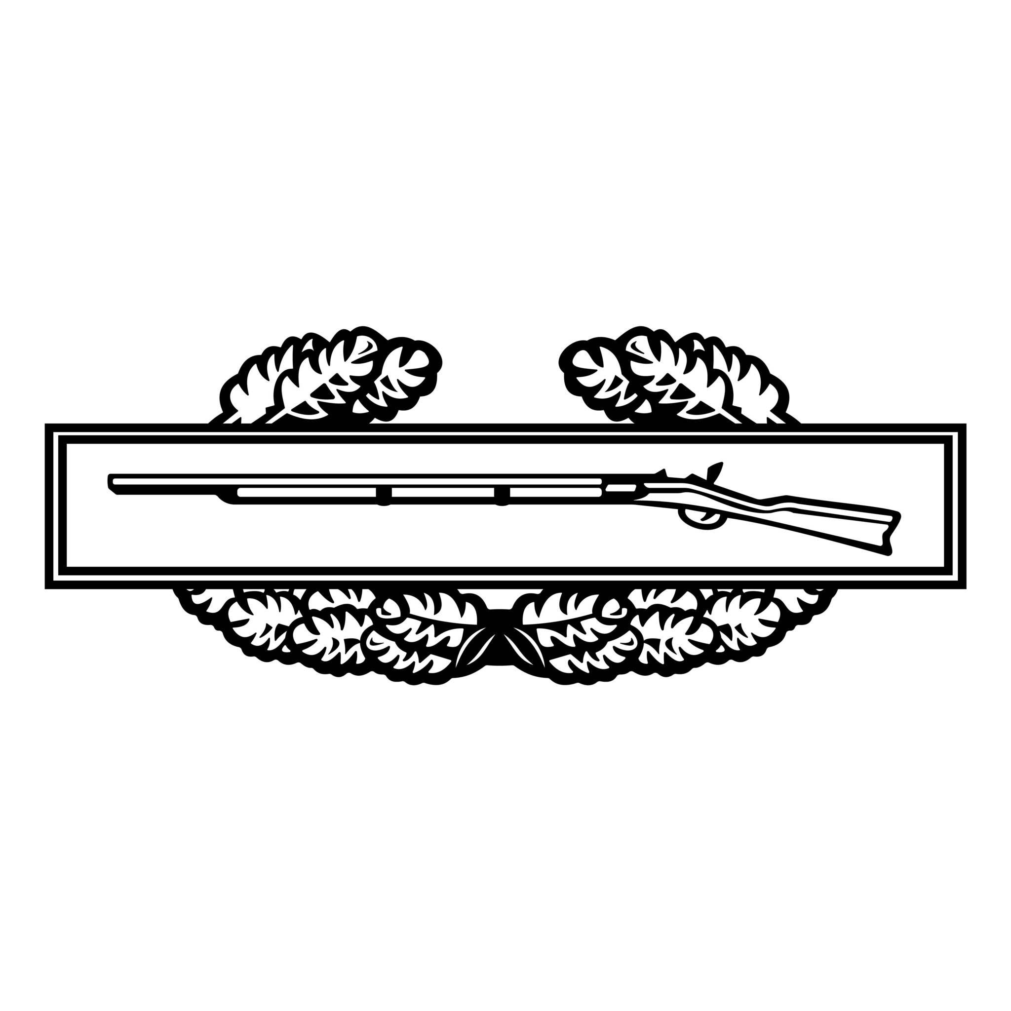 Combat Infantry Badge Military Window Decal Stickers - NiceDecal