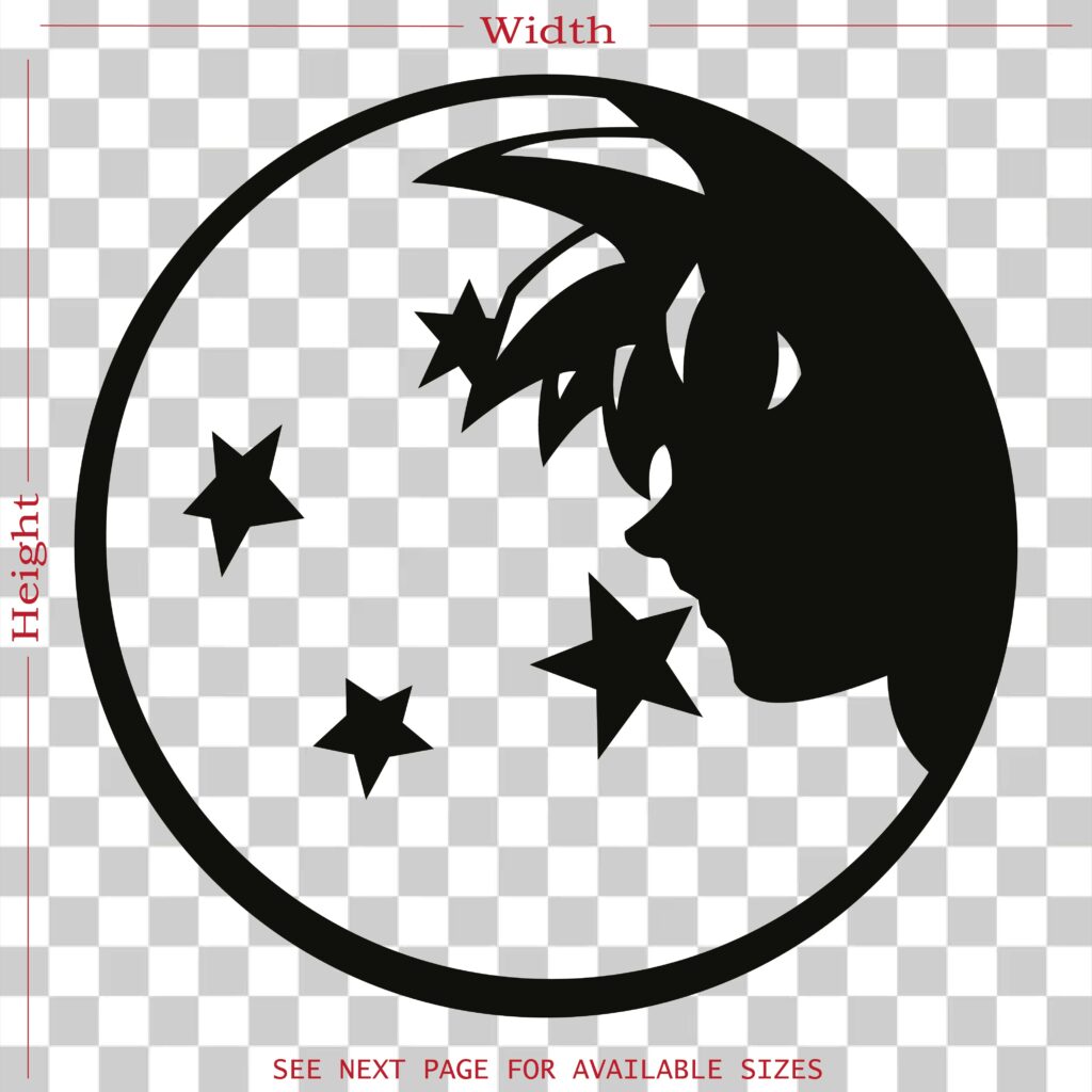 Dbz Dragon Ball Z Super Saiyan Goku Dragon Ball Vinyl Decal Sticker ...