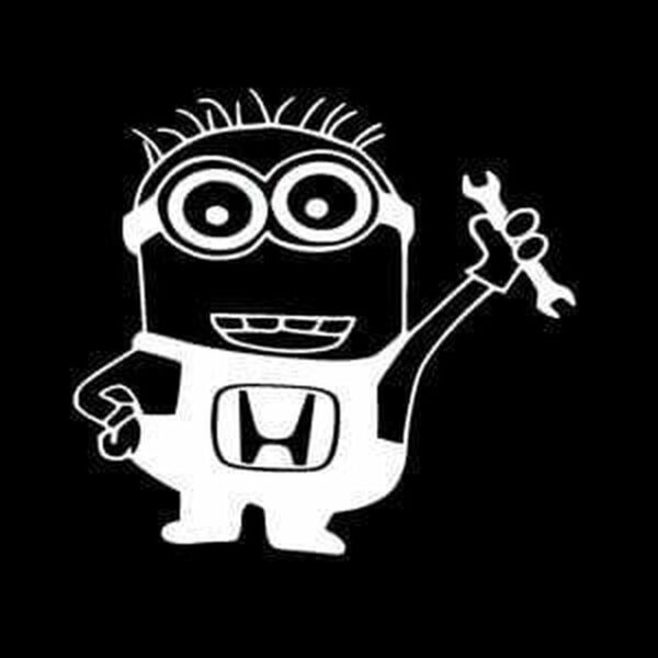 Honda Minion JDM Car Window Decal Stickers - NiceDecal