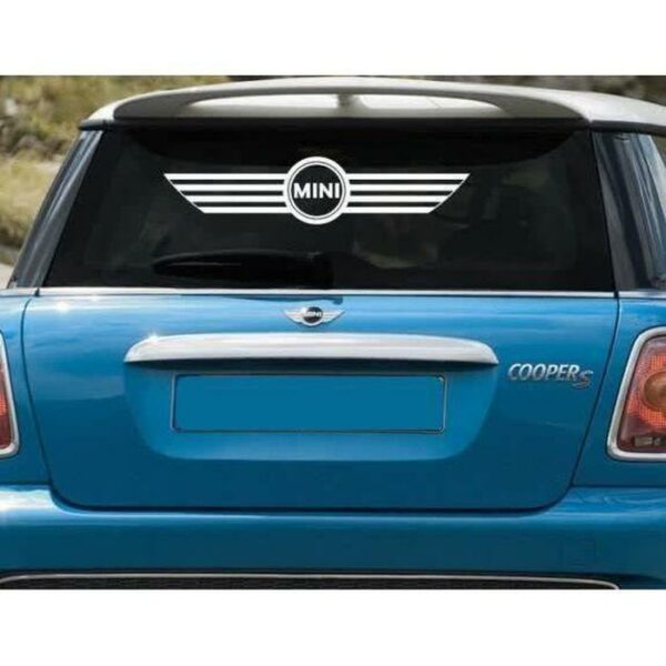 Mini Cooper Rear Window Windshield Banner Decal Sticker - NiceDecal
