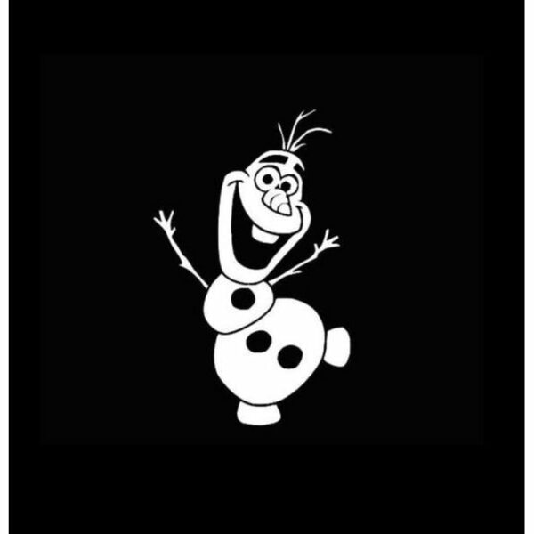 Olaf Frozen Window Decal StickerWindow Decal Sticker - NiceDecal