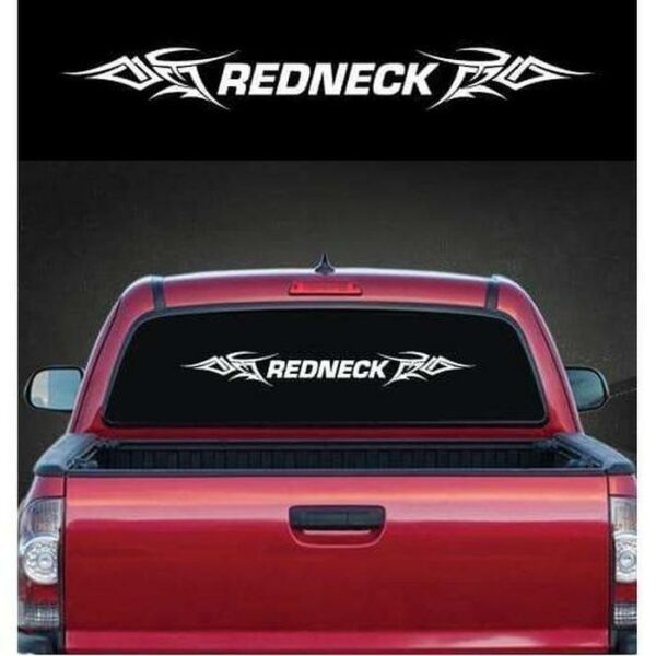 Redneck Tribal Windshield Banner Decal Sticker - NiceDecal