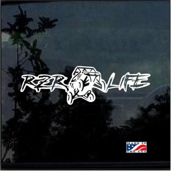 RZR Life Window Decal Sticker - NiceDecal