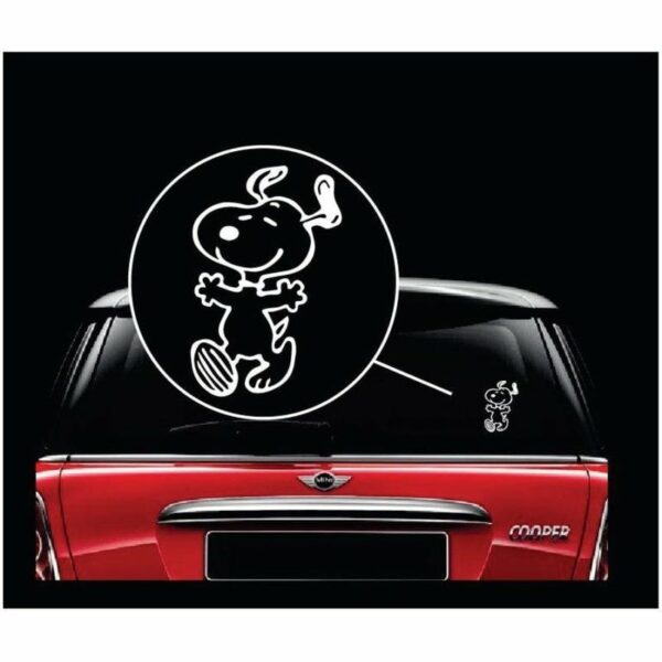 Snoopy Dancing Window Decal Sticker - NiceDecal
